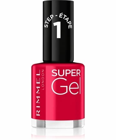 Лак для ногтей Rimmel Super Gel, оттенок 045 Flamenco Beach, 12 мл
