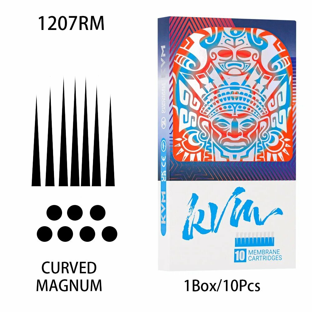 Иглы для тату KVM Curved Magnum 1207RM