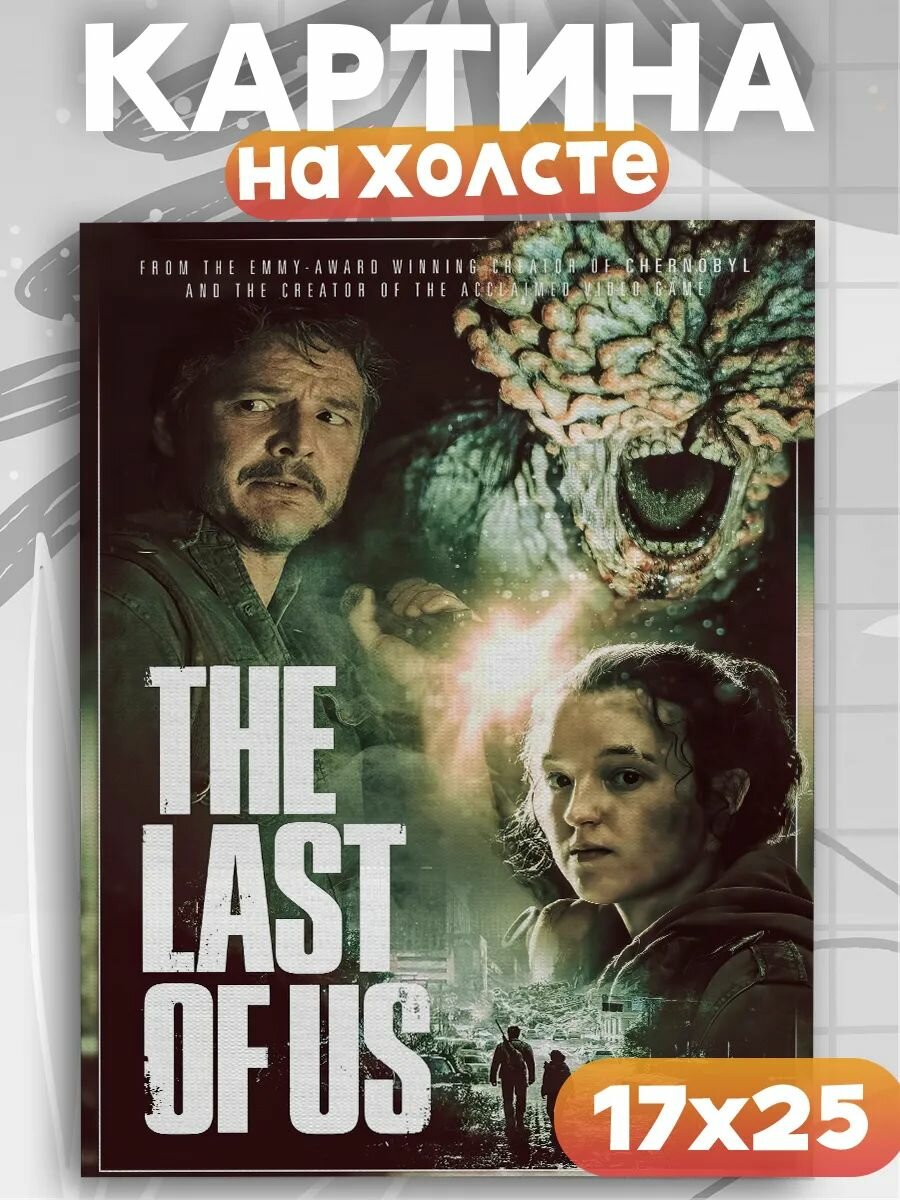 Картина на стену The last of us, на подрамнике, 1шт, 25х17 размер.
