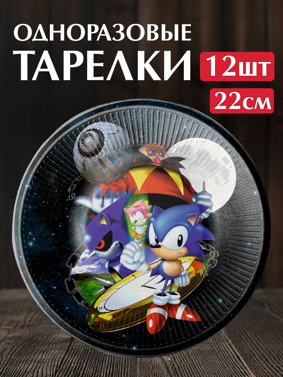 Одноразовые тарелки для детского праздника на день рождения. Набор 12 штук. Сервировка праздничного стола.