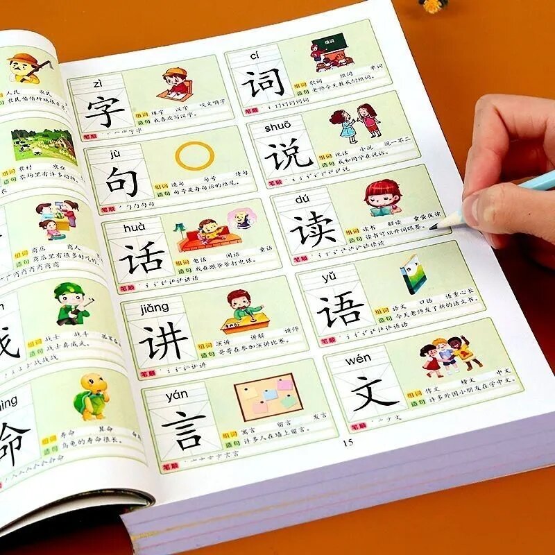 Визуальная азбука для детей 3-6 лет с интерактивным чтением