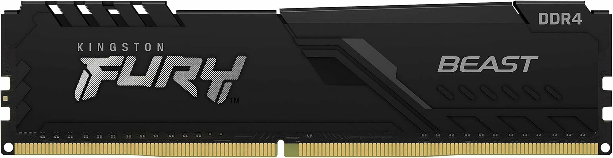 Оперативная память Kingston Fury Beast 16ГБ DDR4 3600МГц (KF436C18BB/16)