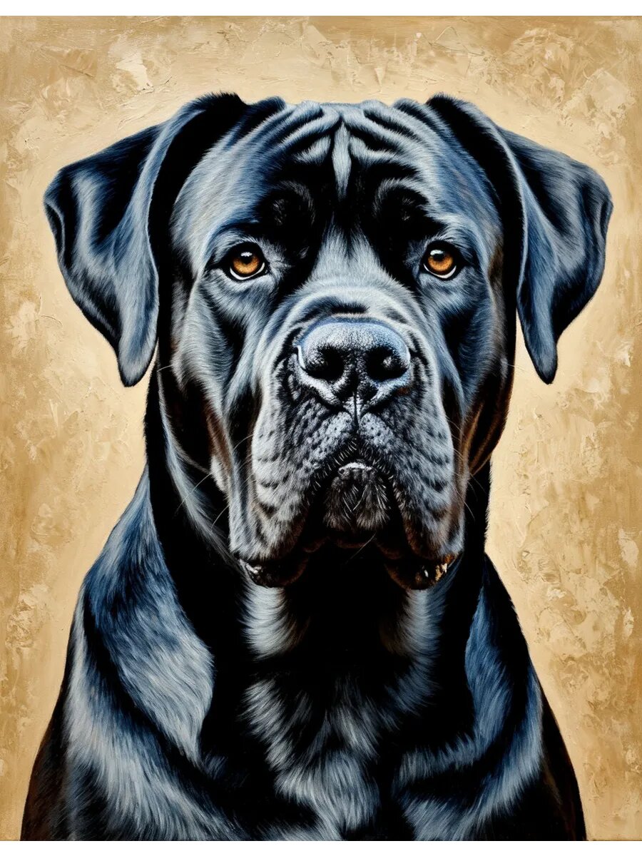 Картина по номерам Кане-корсо 40х50 см