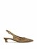 Туфли Julie Dee Woven metallic slingback pumps, размер 40, gold