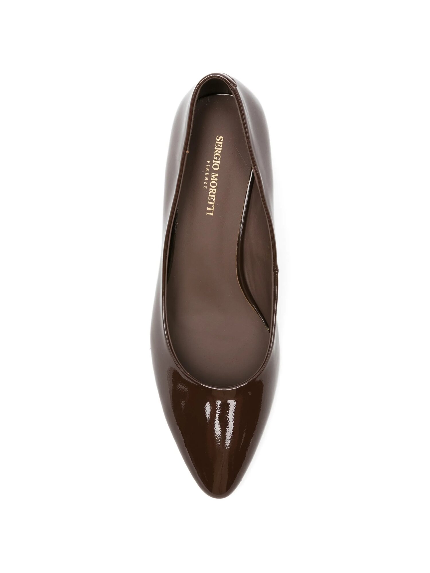 Туфли SERGIO MORETTI Pointed pumps, размер 37, brown — фото 1