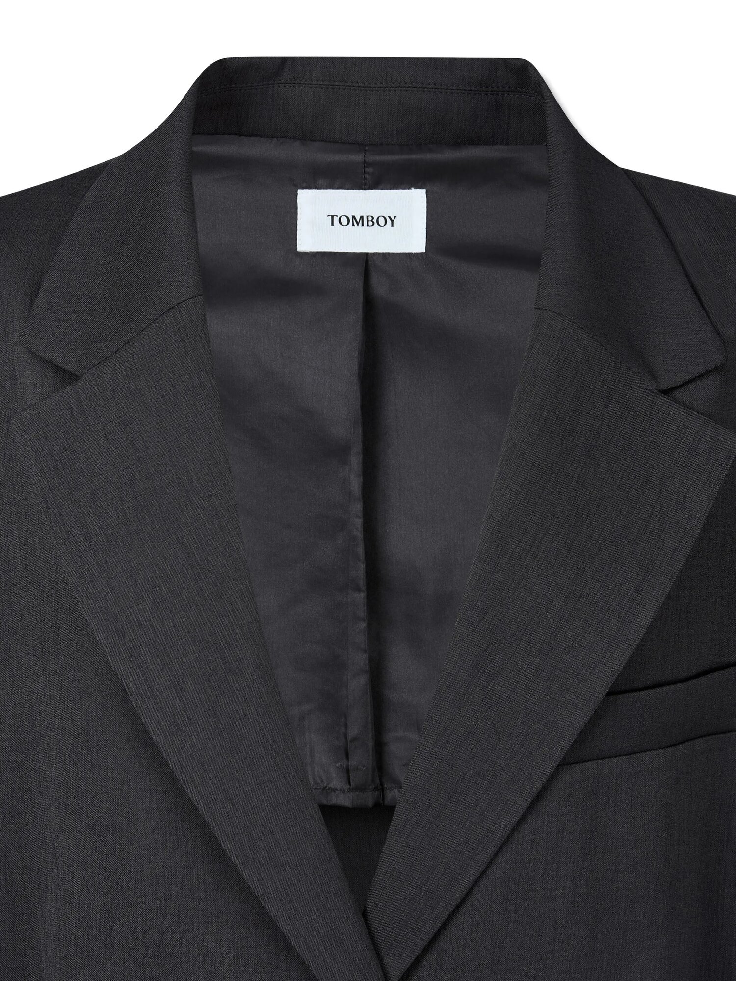 Пиджак STUDIO TOMBOY Belted button-back jacket, размер M, серый — фото 1