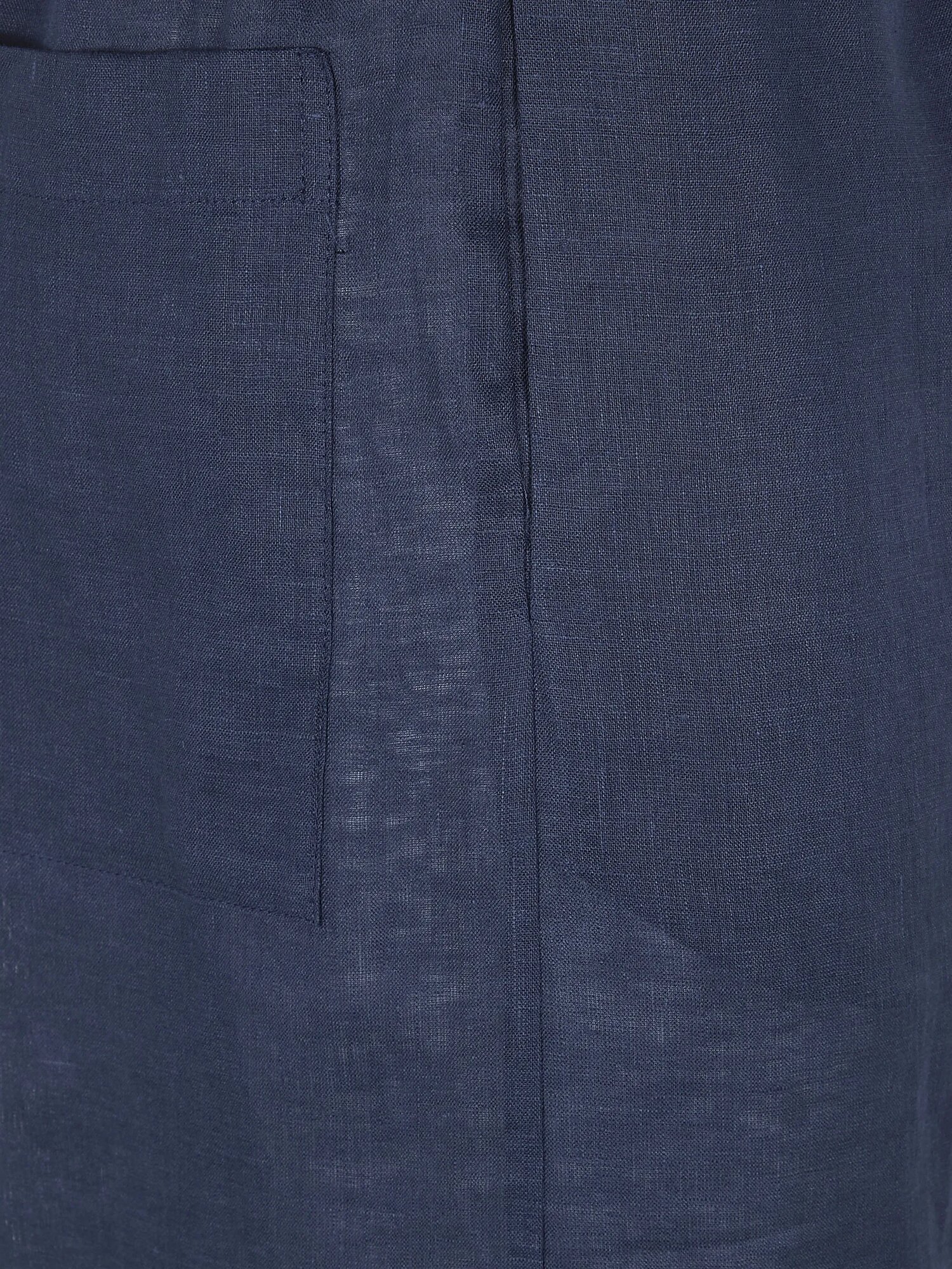 Брюки Liviana Conti Drawstring linen trousers, размер 44, blue — фото 1