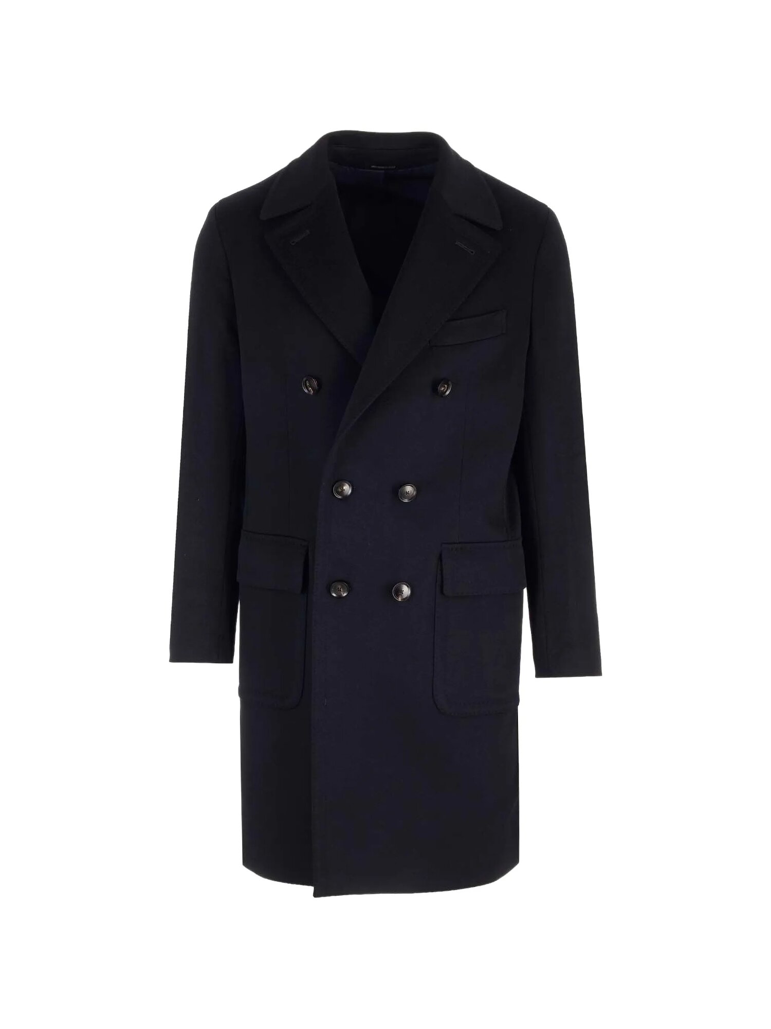 Пальто Double-breasted cashmere midi coat