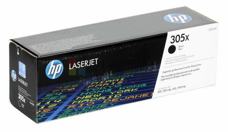 Картридж HP CE410X (305X), Черный (black), 1 шт,