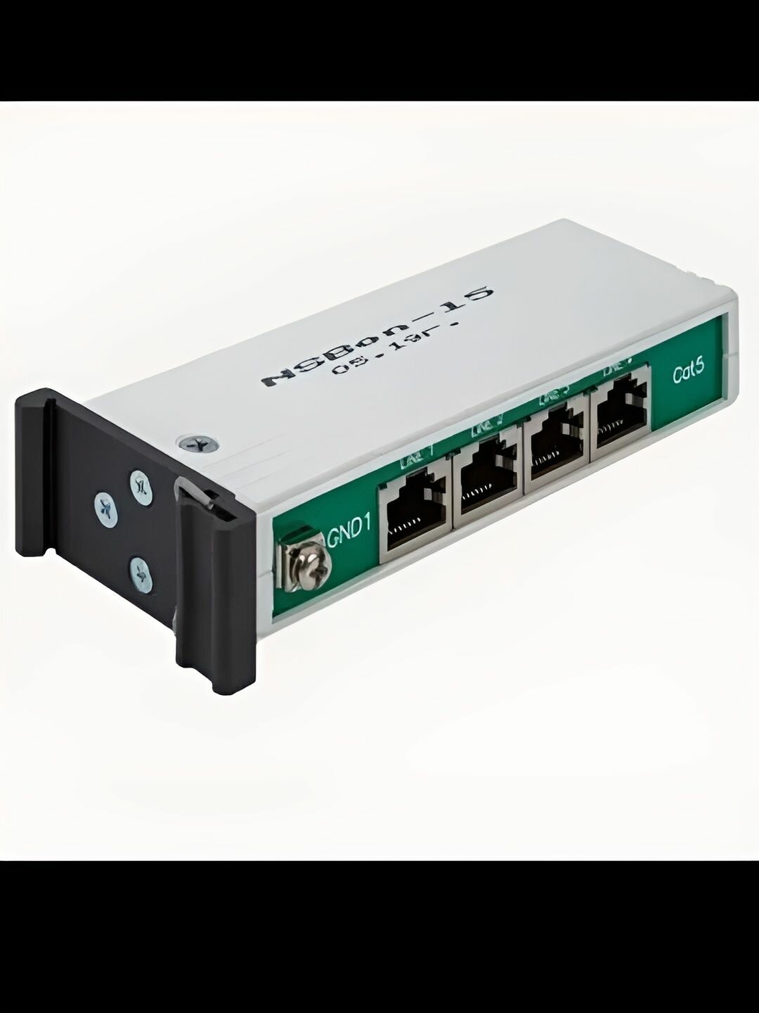 Устройство защиты линий /100/1000M + PoE, 4 порта. EveryPro 4-Cat5P, патч-корд 4 шт. NSGate NSBon-15