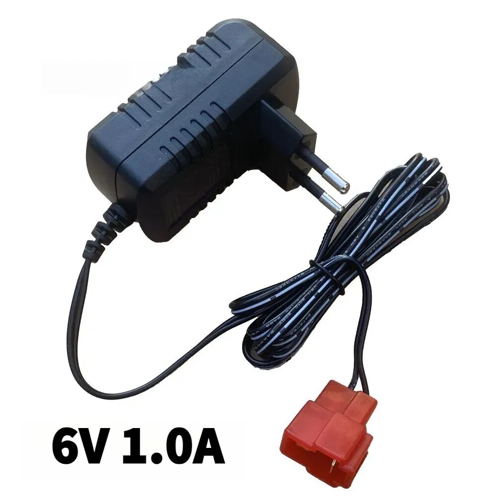 Зарядное устройство для аккумуляторов электромобилей для детей 6V 1000mA EU