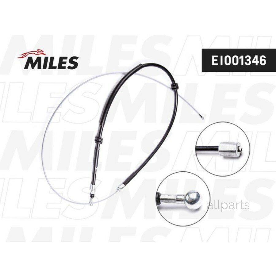 MILES EI001346 Трос стояночного тормоза RENAULT KANGOO (III)