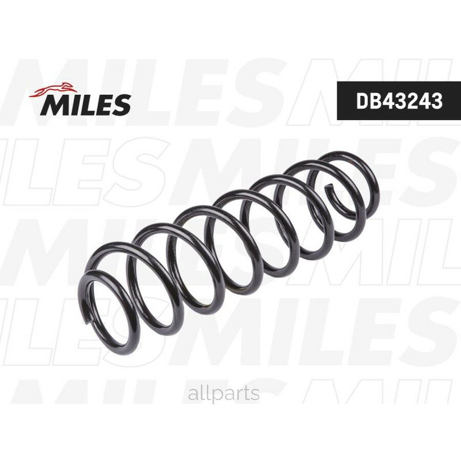 MILES DB43243 Пружина подвески VW POLO 1.2 TSI/GT/1.4/1.6 TDI 6/09- задняя