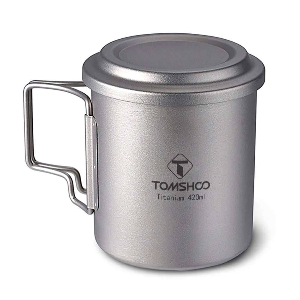 TOMSHOO Titanium Кружка для кемпинга