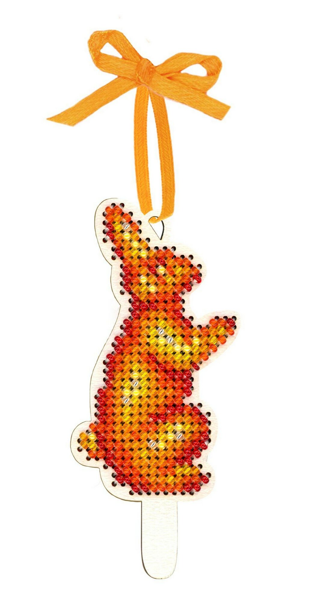 Вышивка Леденец зайчик 9x4 см.