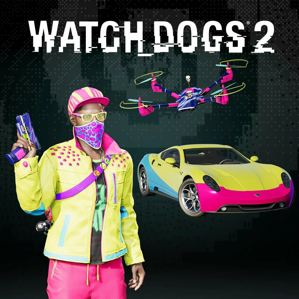 Дополнение Watch Dogs2 - GLOW_PRO PACK, цифровое издание PlayStation 4, регион Турция / код пополнения баланса