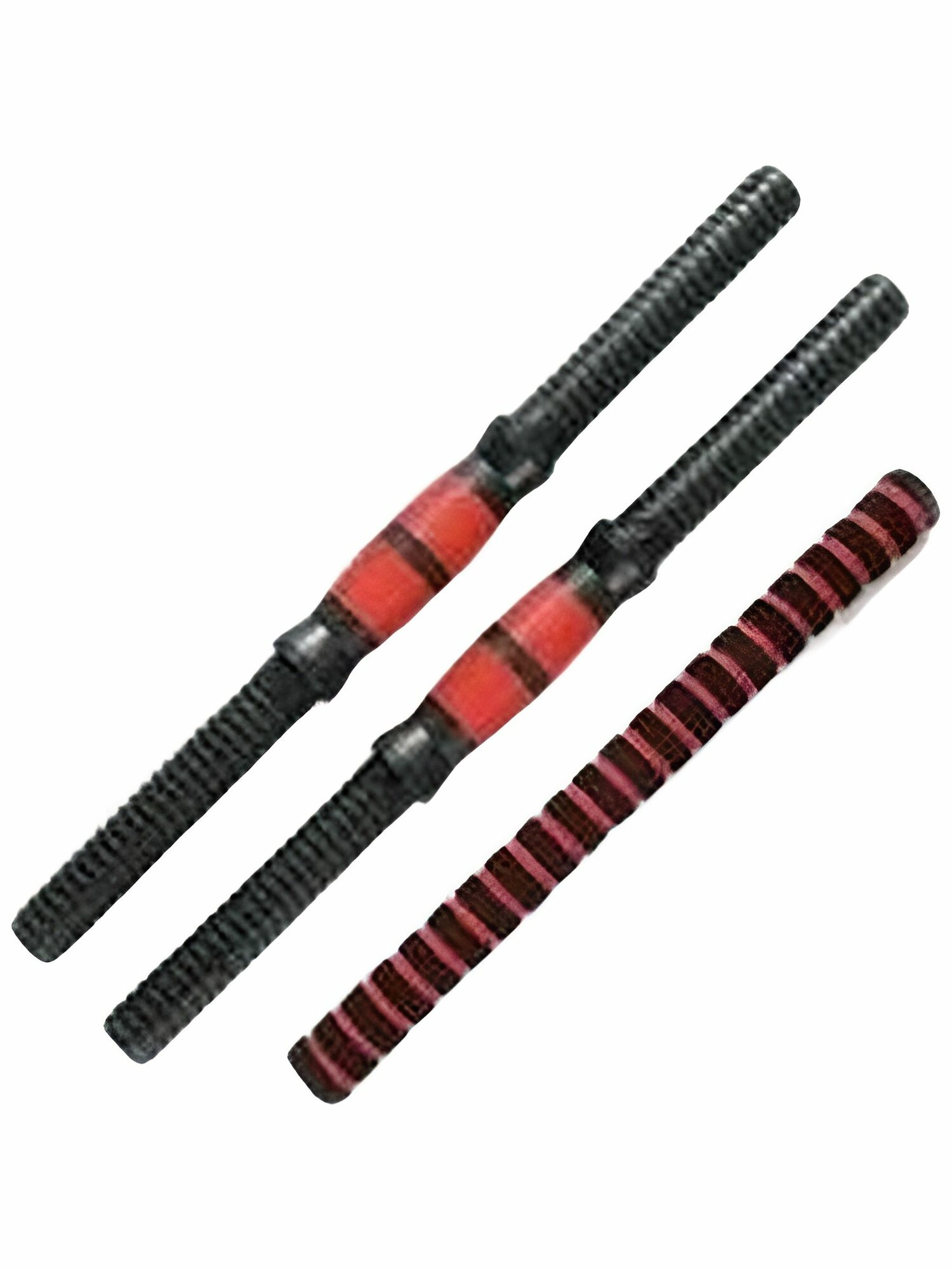 Гриф для гантелей пластиковый 50см. с удлинителем 40 см (d 25) E29513 (красный)