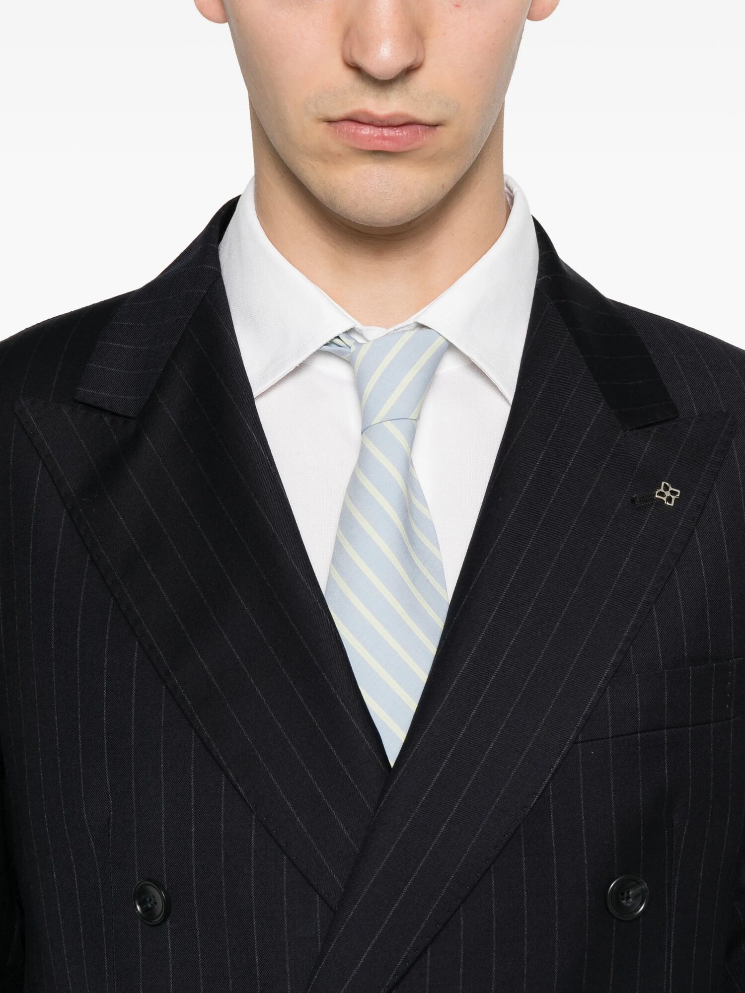 Комбинезон Tagliatore Pinstripe double-breasted suit, размер 48 — фото 1