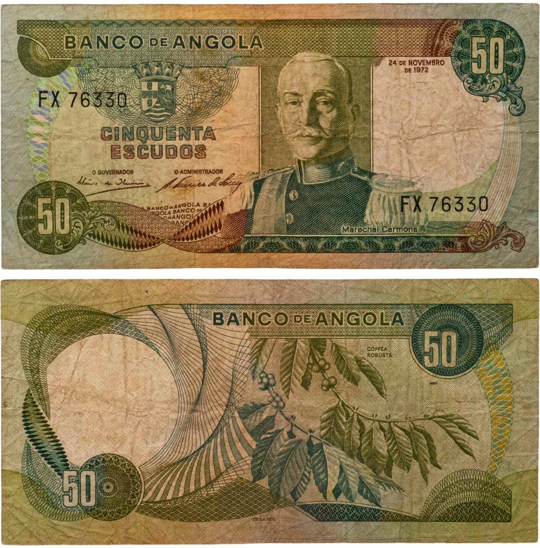 Ангола 50 эскудо 1972