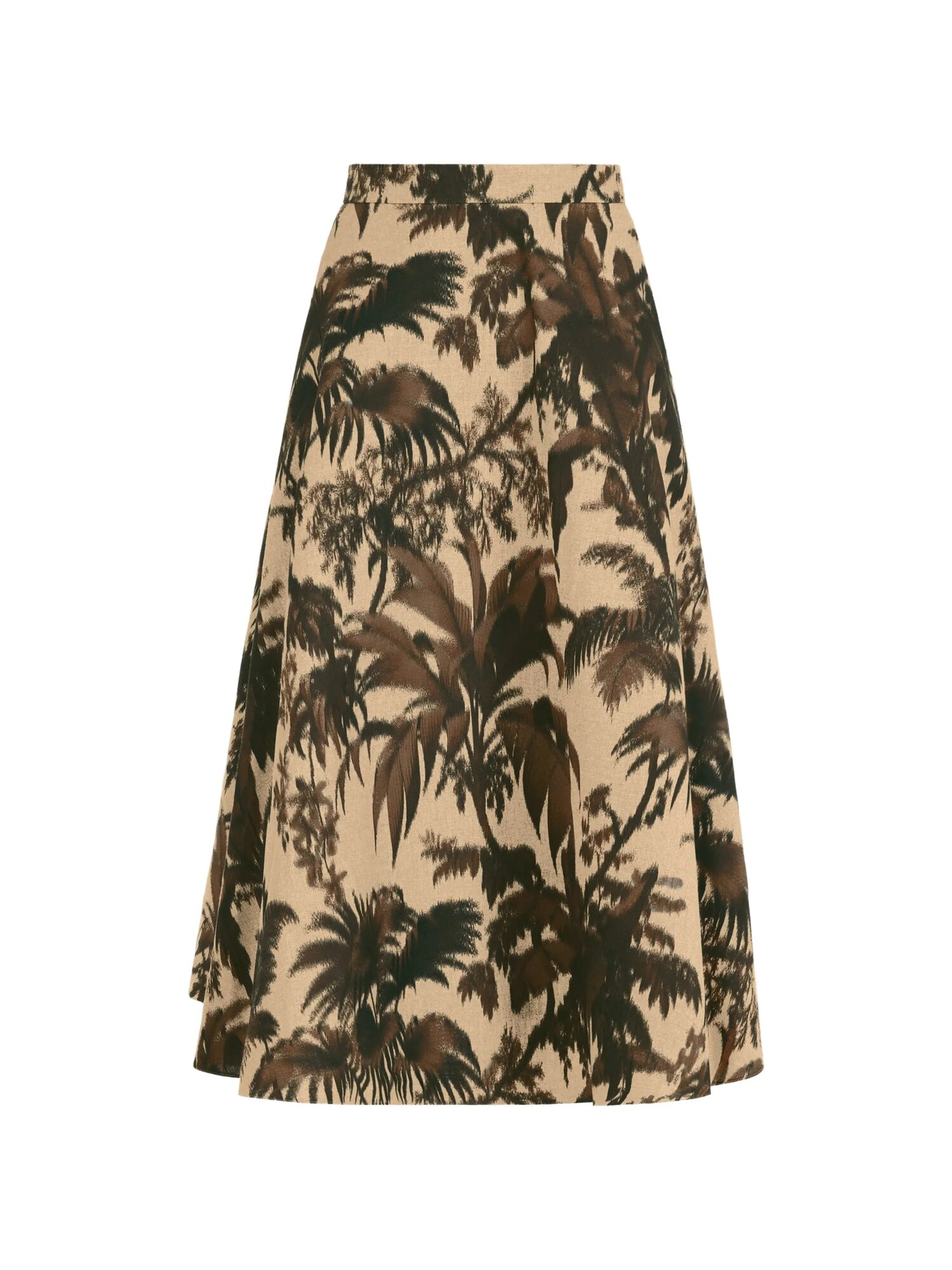 Юбка Chiné palm leaves skirt