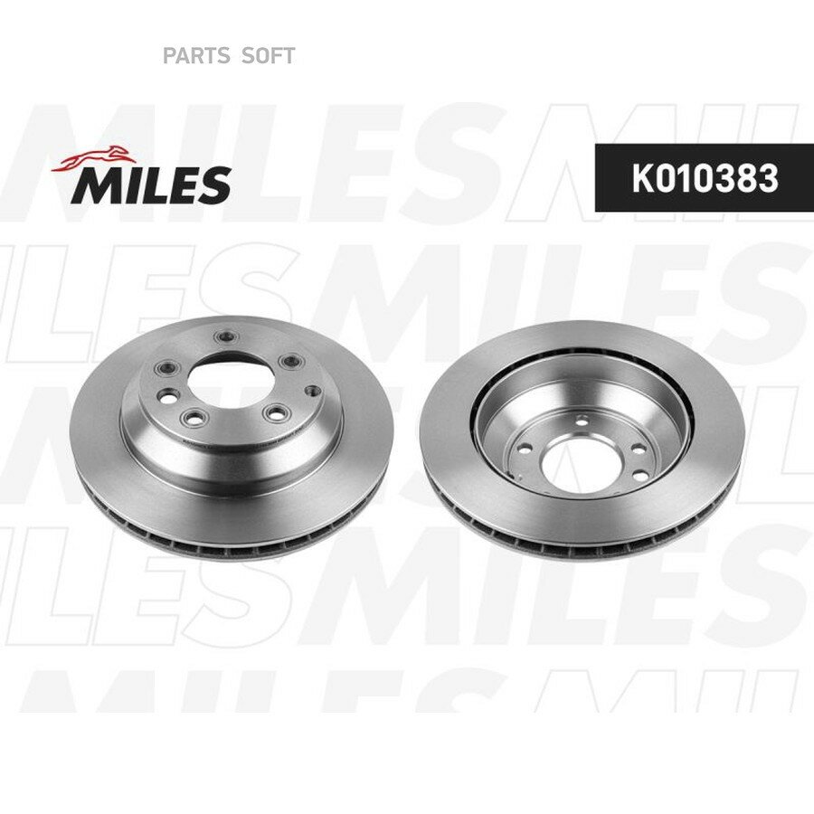 MILES K010383 Диск тормозной AUDI Q7/VW TOUAREG/PORSCHE CAYENNE задний вент. ()