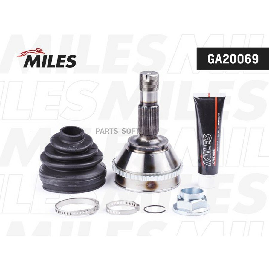 MILES GA20069 ШРУС CITROEN JUMPER/FIAT DUCATO/PEUGEOT BOXER 94- нар. +ABS 1800 ()