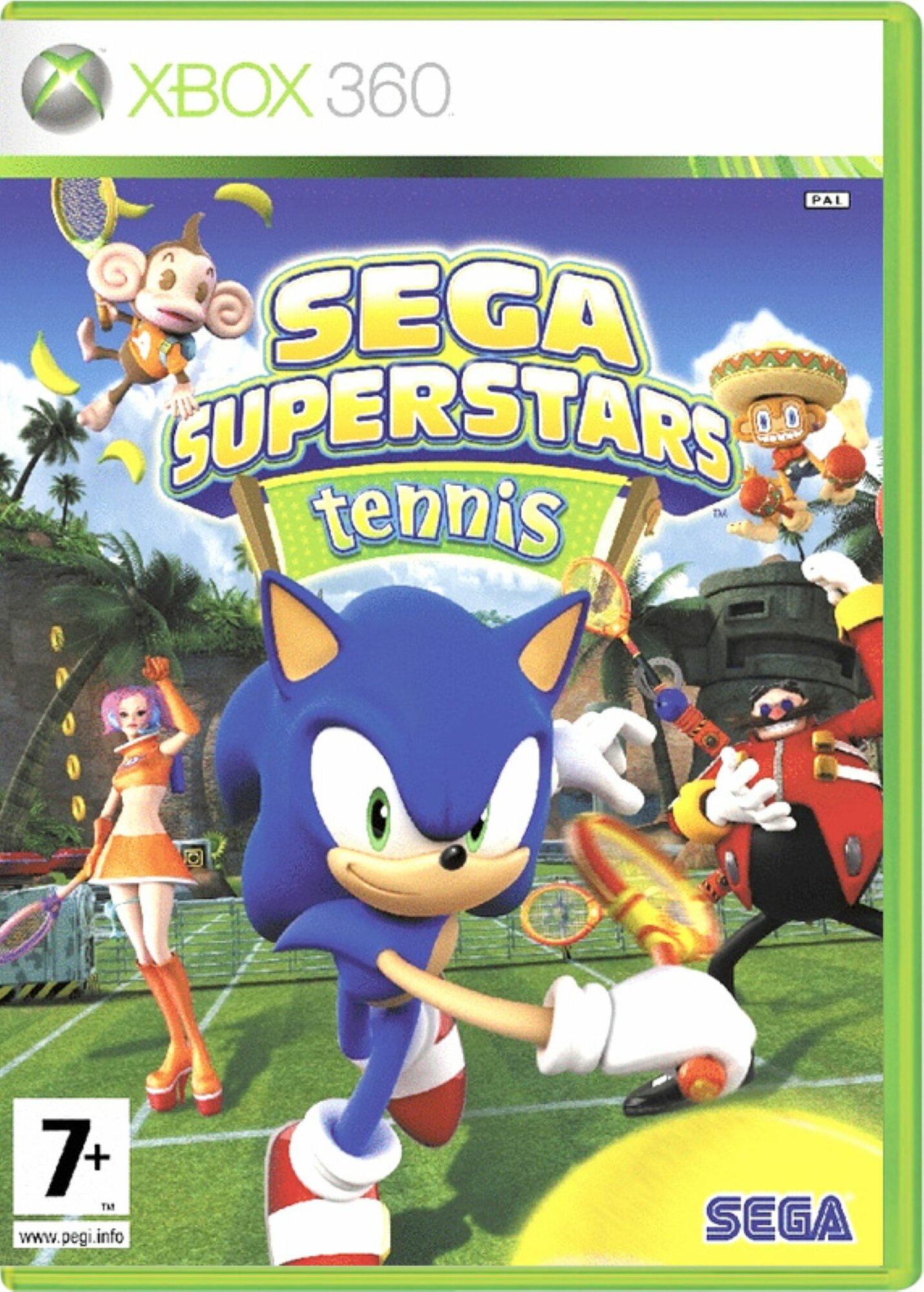 Sega Superstars Tennis (Игра на диске) (Английская версия) (Xbox 360)