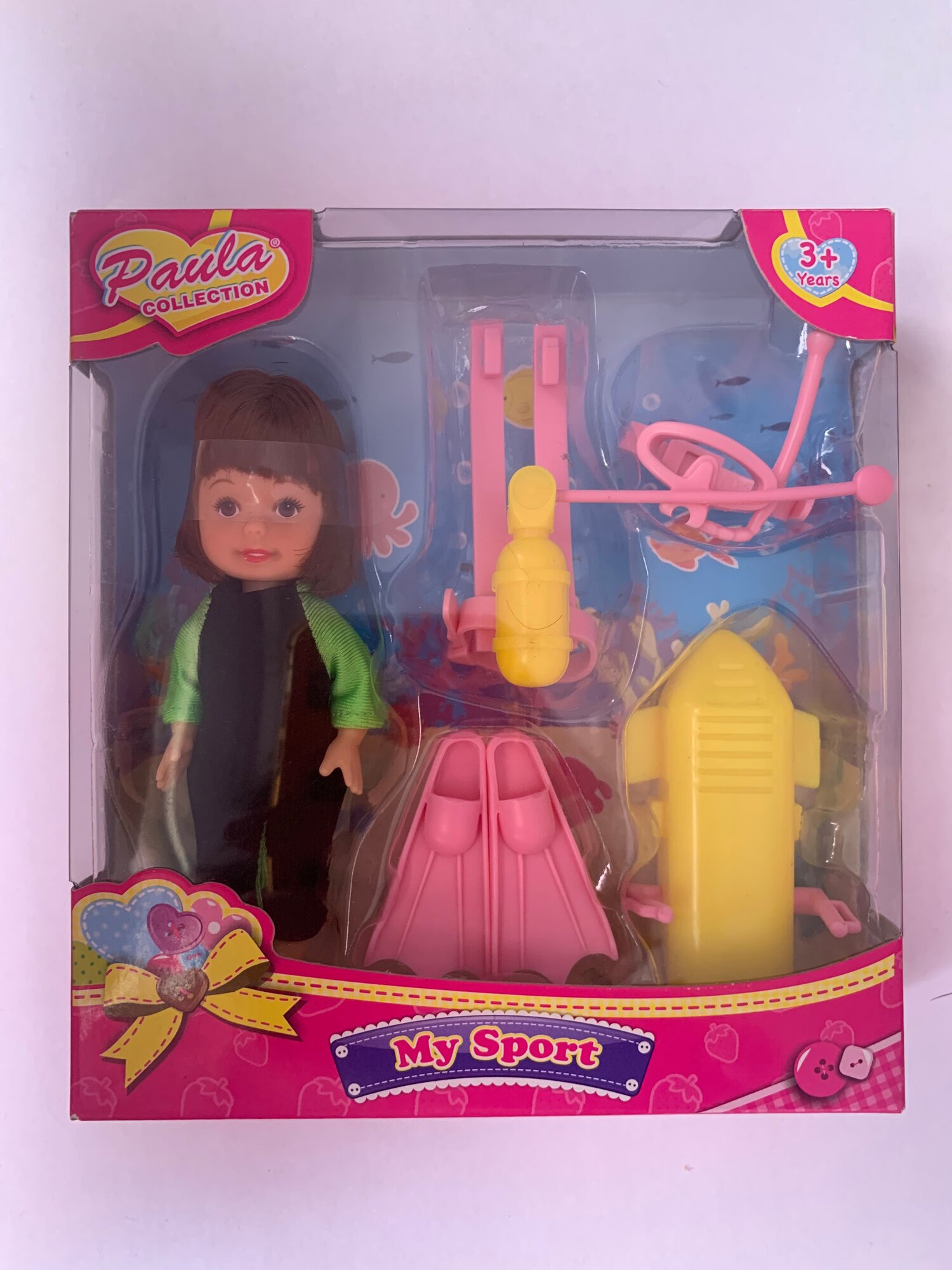 Игровой набор Paula "Дайвинг" MC23407 для девочек, от 3 лет, пластик