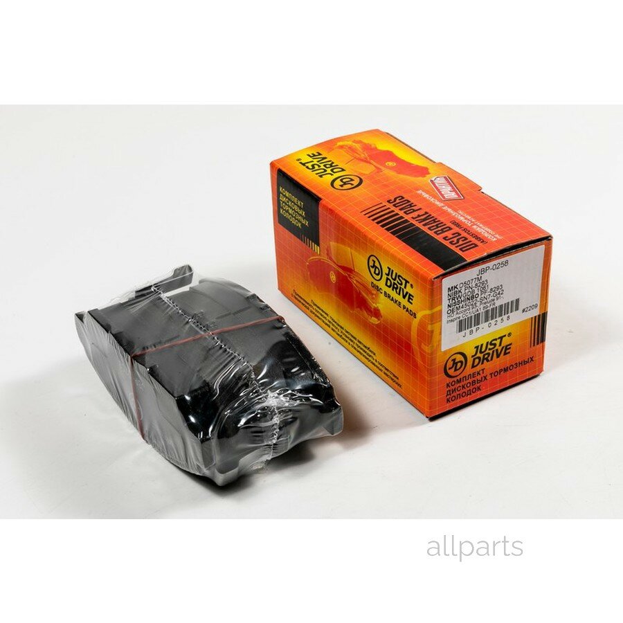 JUST DRIVE JBP0258 Колодки тормозные, передние D5077M