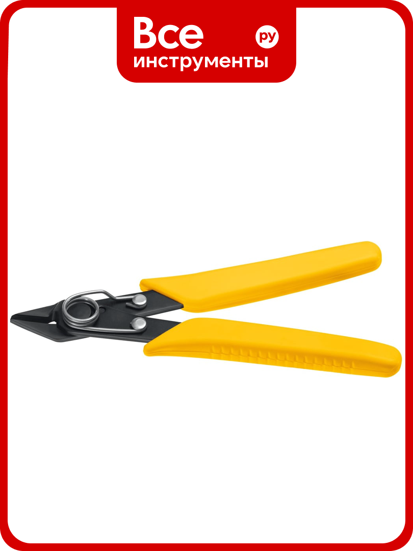 Мини бокорезы STAYER PRO Slim 125 мм 22181, стальная конструкция, маслобензостойкие рукоятки, прецизионная заточка