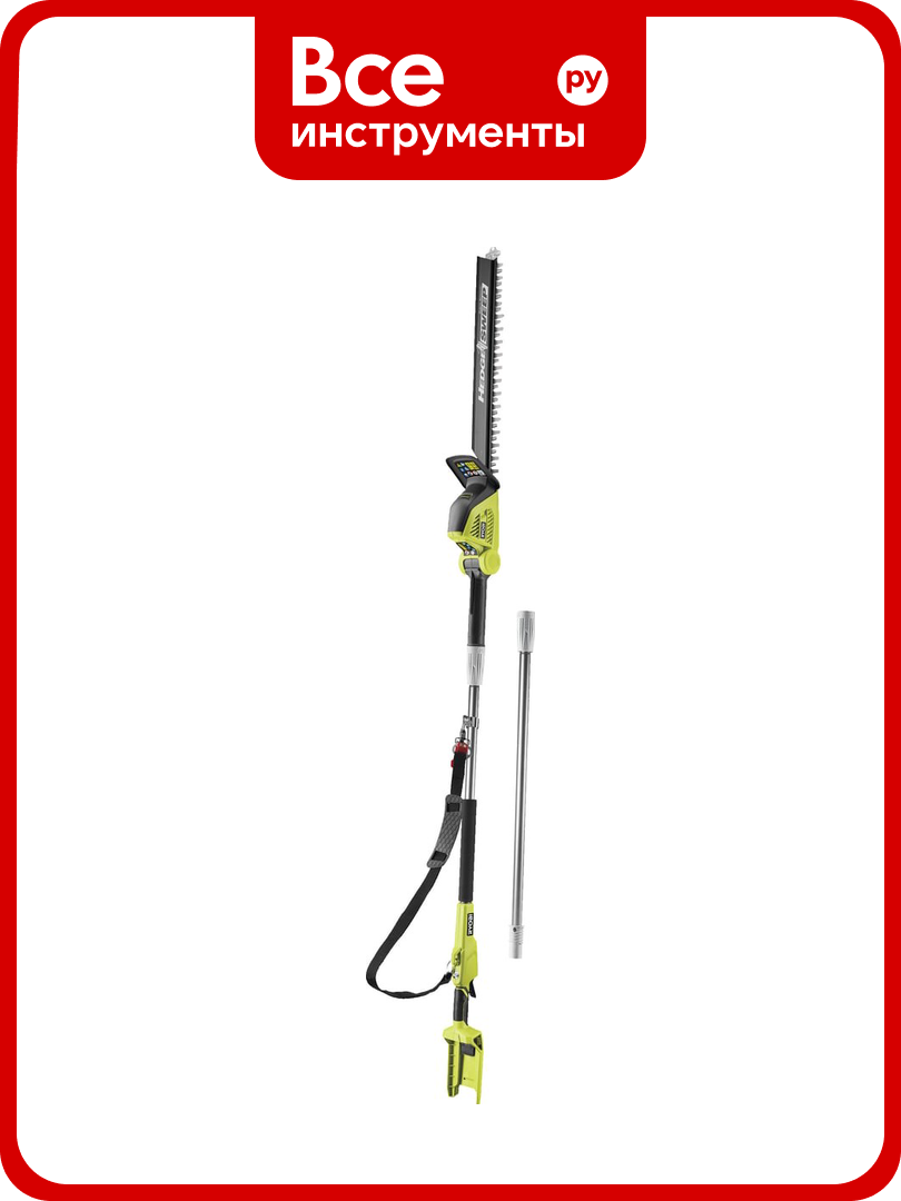 Кусторез Ryobi MAX POWER 36В RY36PHT50A-0 с телескопической рукояткой и ножом для кустарников