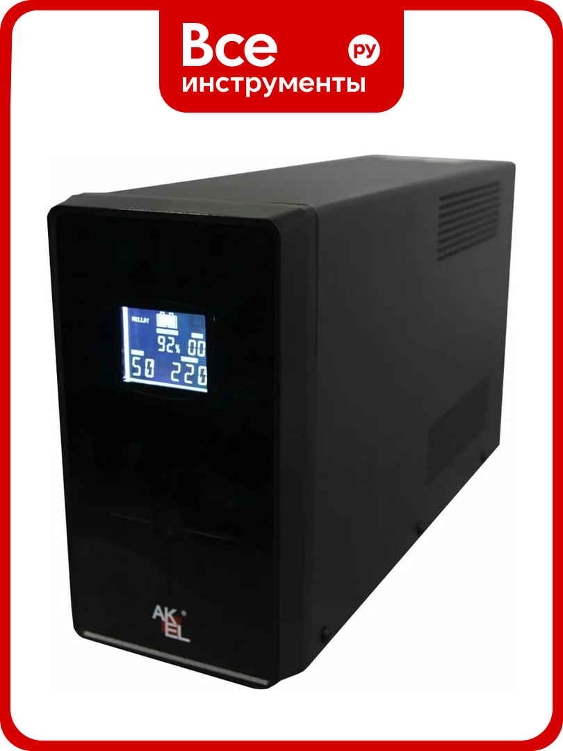 ИБП AKEL D420-HOME 888207 шестиразеточный напольный блок с встроенным аккумулятором, USB и RJ‑45 портом