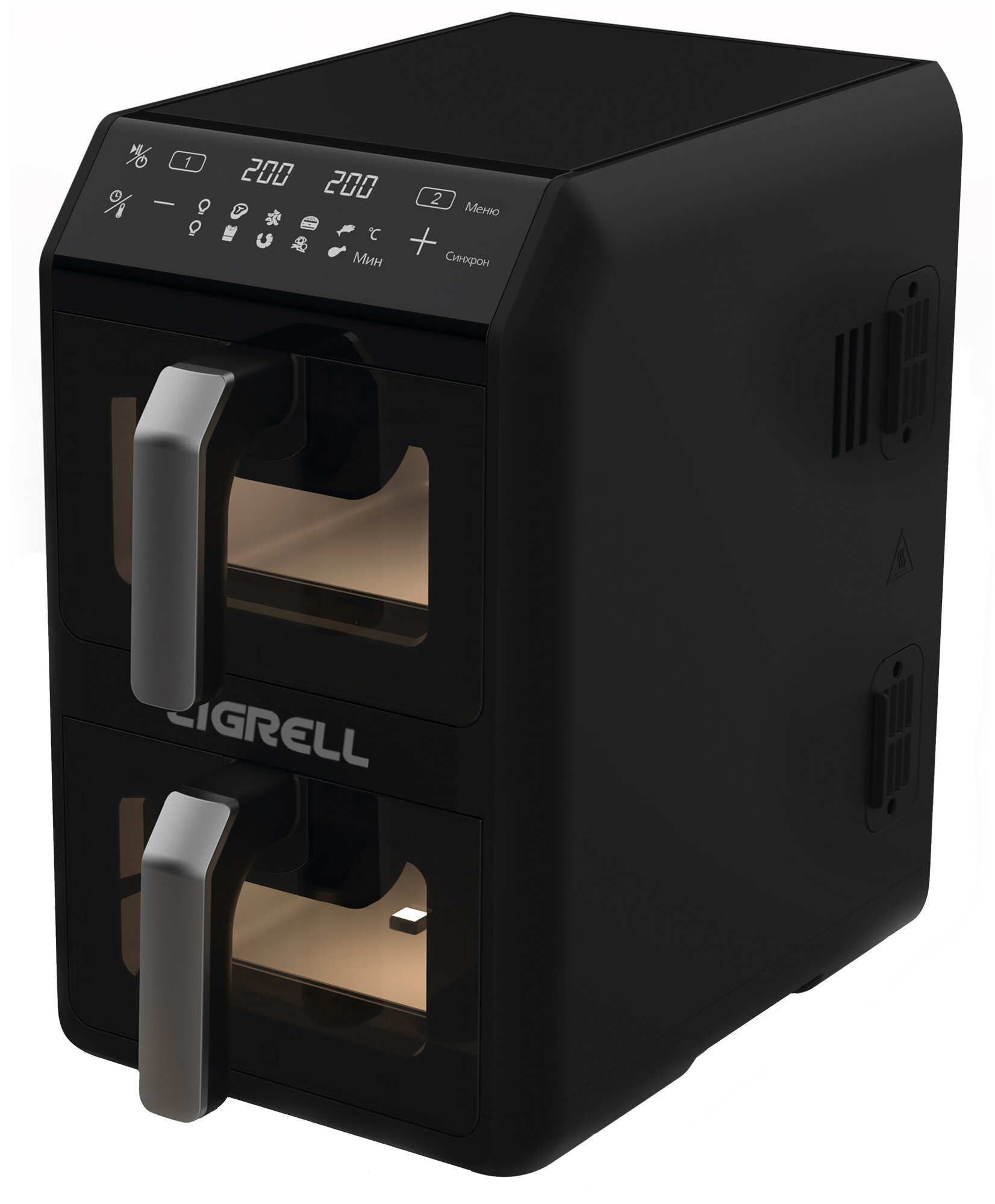 Аэрогриль LIGRELL LAIF-1004TB 10 л (5 + 5 л.)