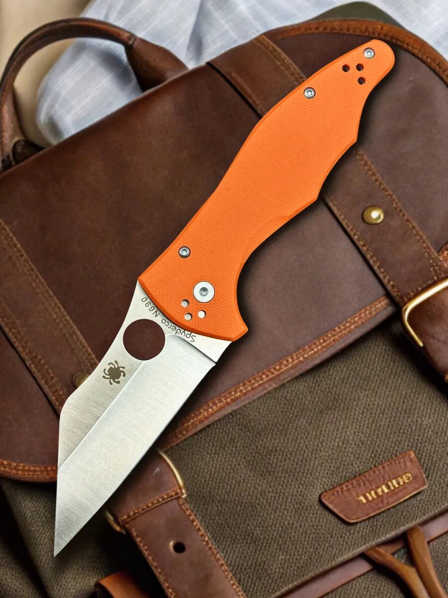 Нож складной Spyderco Yojimbo, туристический, из стали 9Cr18MoV, G10