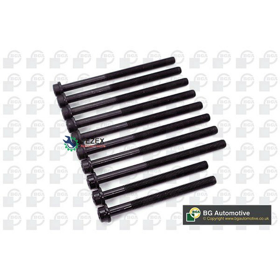 BGA BK4302 к-кт болтов ГБЦ! 10шт.\ Ford Focus/Fiesta 1.8TDCi/TDDi 98>
