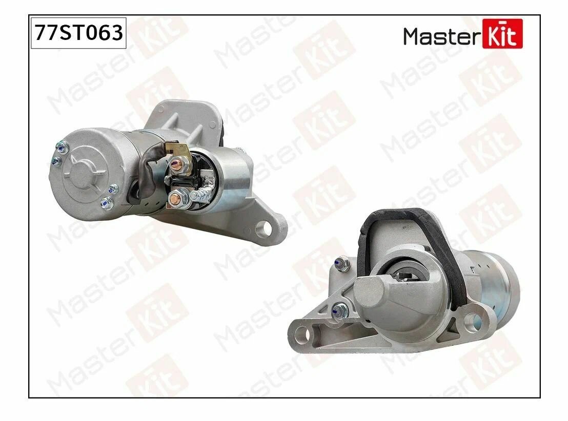 Стартер NISSAN Qashqai 2006 - 10, NISSAN X-Trail II 2007 - 10, JUKE 2010 - 2.0 (1.4кВт) MasterKit арт. 77ST063