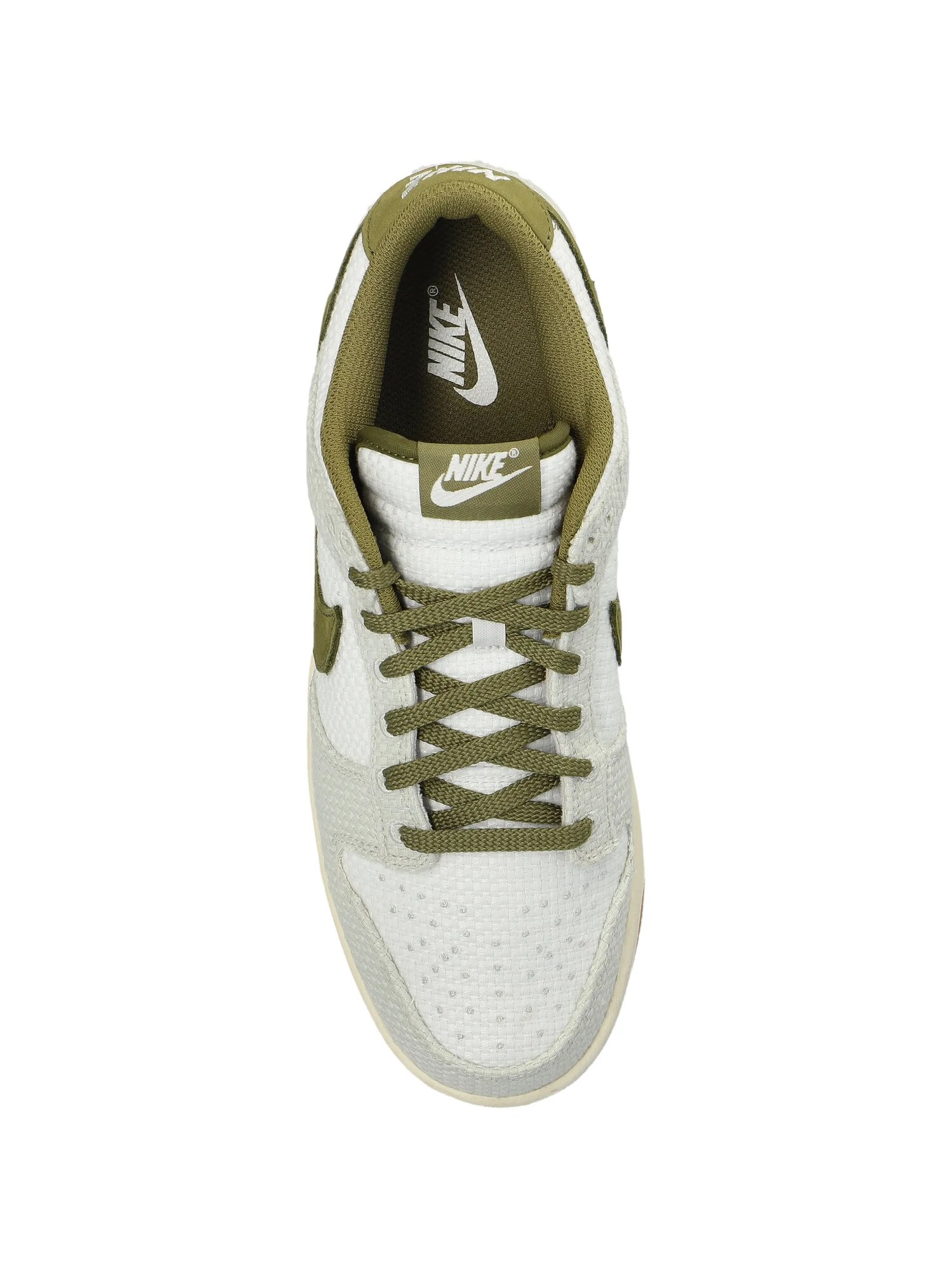 Кроссовки NIKE Dunk Low Retro sneakers, размер 7.5 US, white — фото 1