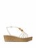 Сандалии JIMMY CHOO, размер 38, белый,