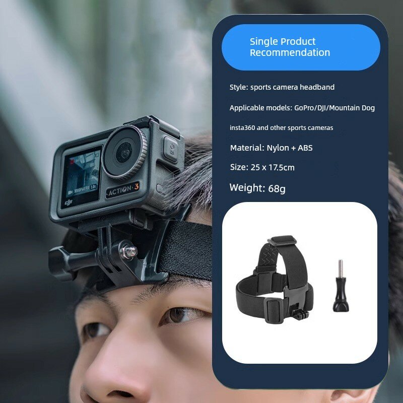 Эластичный крепление на голову для камеры DJI OSMO Nano, надежное крепление на бандану