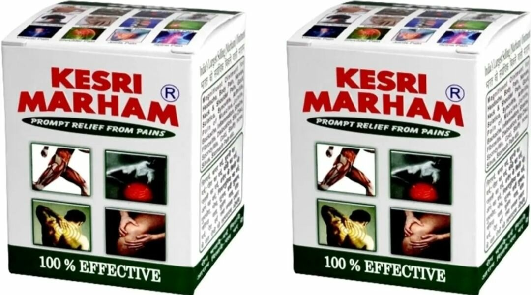 Комплект 2шт. Kesri Marham Prompt Relief From Pains- от болей,12гр. Индия