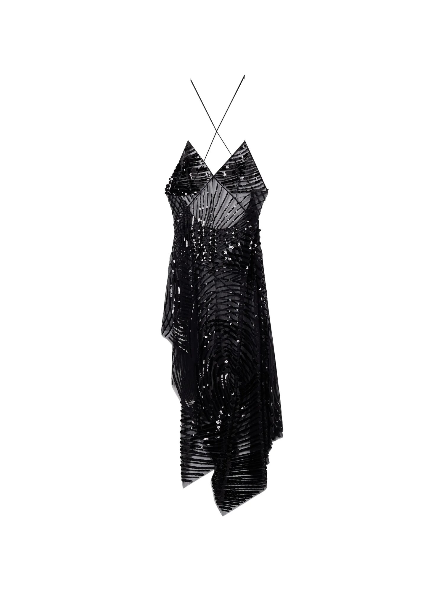Платье Embroidered tulle dress