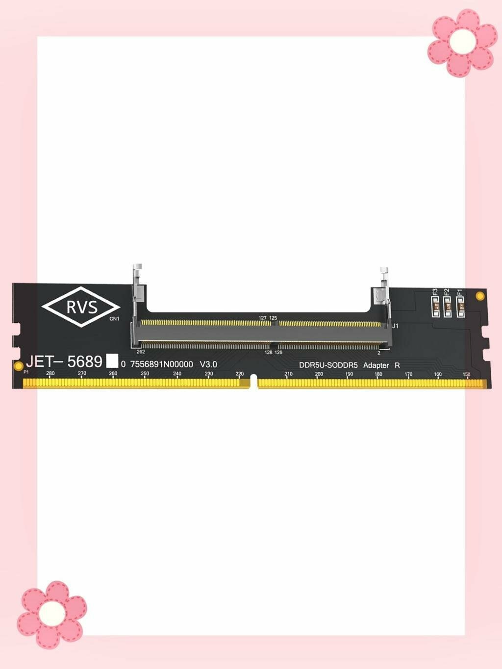 Адаптер DDR5–DDR5 U-DIMM