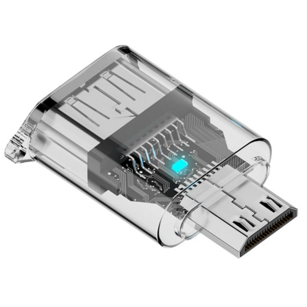 Портативный адаптер HDTV 8K60 Гц, прозрачный - мини HDTV