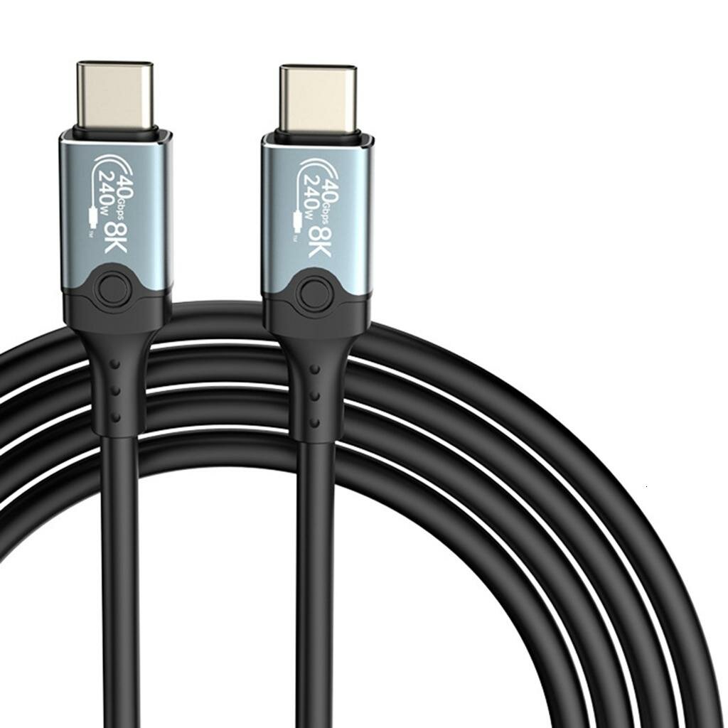 USB4-кабель 240 Вт, 40 Гбит/с, темно - серый - 1.5m