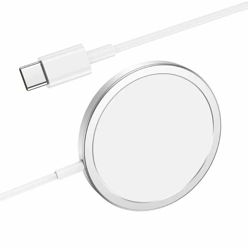 Беспроводная зарядка для айфон MagSafe / Type-C для смартфонов / Беспроводная зарядка для iphone Samsung Xiaomi Honor Huawei