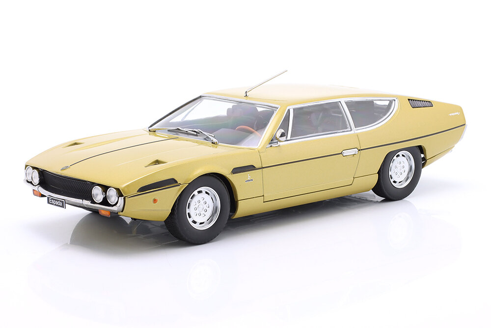 Модель коллекционная KK-SCALE Lamborghini espada S2 1970 goldmetallic