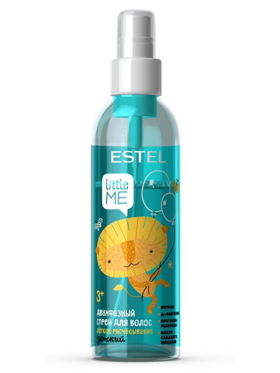 ESTEL PROFESSIONAL Двухфазный спрей для волос детский LITTLE ME блеск и легкое расчесывание 200 мл