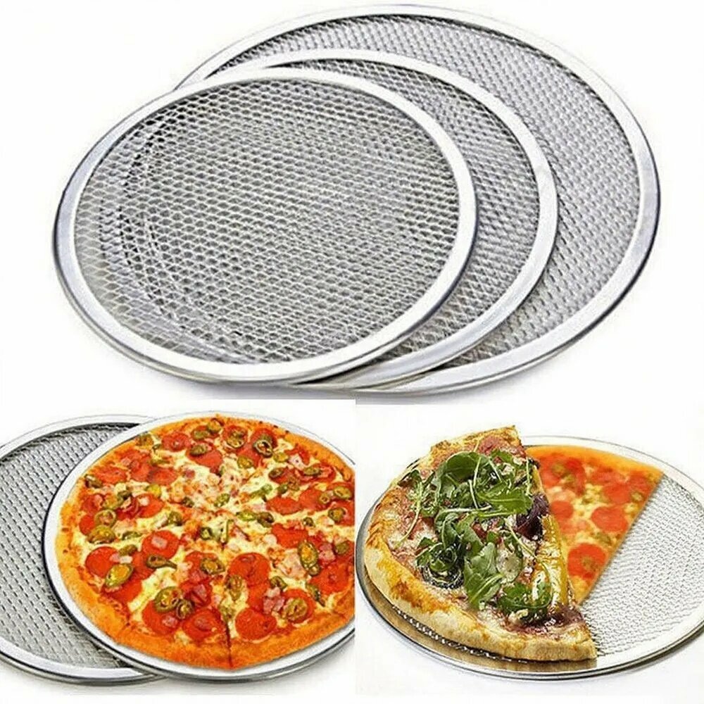 Форма для пиццы, Круглая, 35 см, 1 шт
