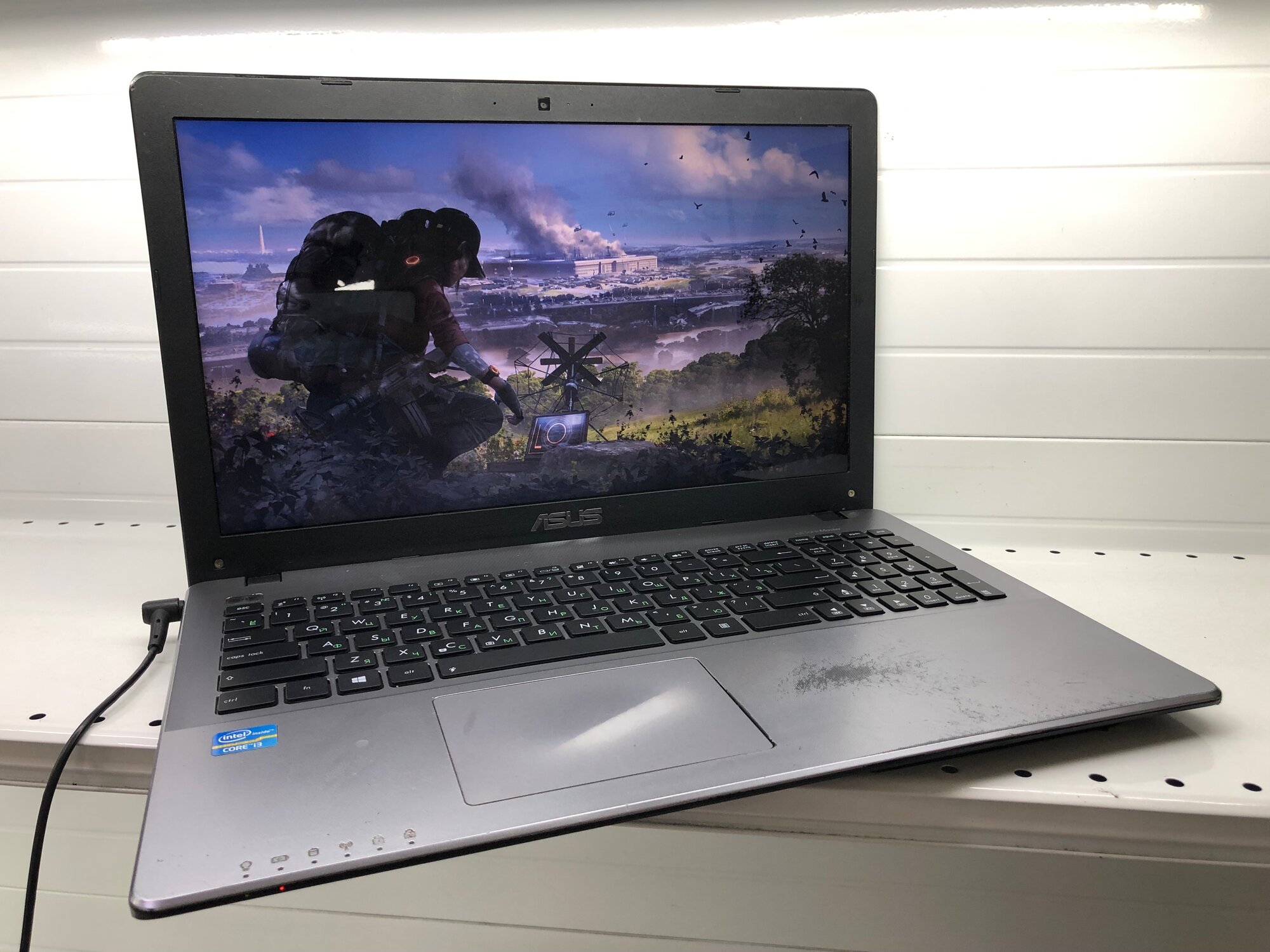 Ноутбук Asus X550C, RAM DDR3 6ГБ, SSD 120, Intel Core i3-3217U