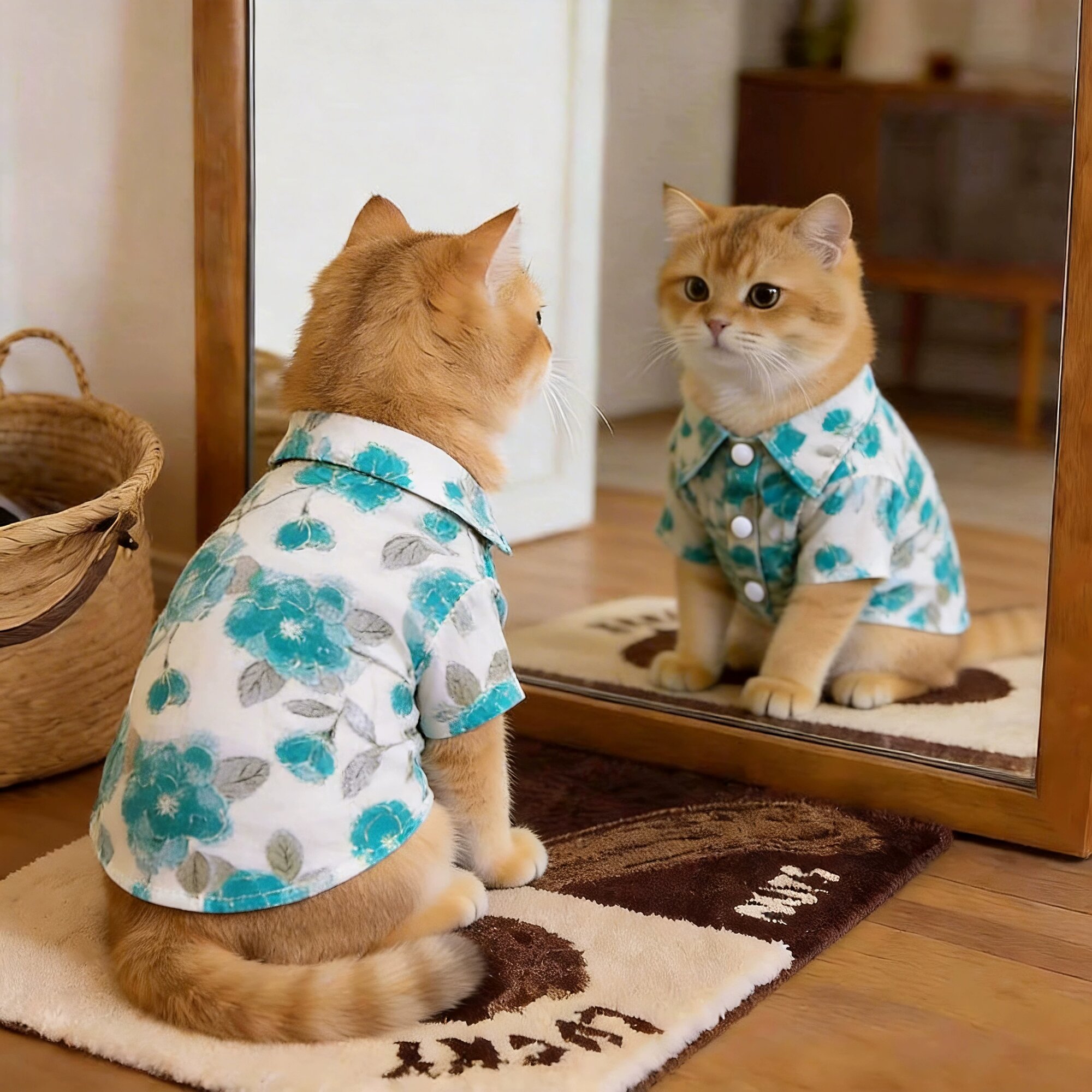 Одежда для кошек на лето, дышащая и прохладная, подходит для котят, кошек пород Рэгдолл, Британская короткошерстная,